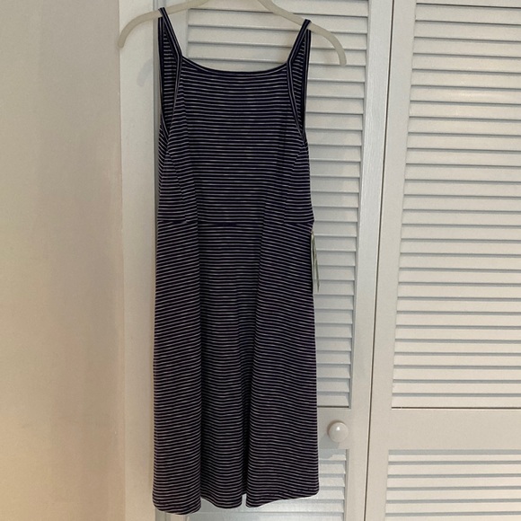 Toad&Co | Dresses | Toadco Samba Corfu Dress Deep Navy Mini Stripe ...